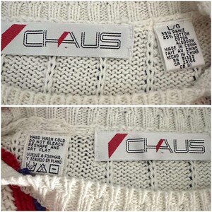 80s NOS Chaus Sweater, Ramie and Cotton Knit Short Sleeve Sweater ...