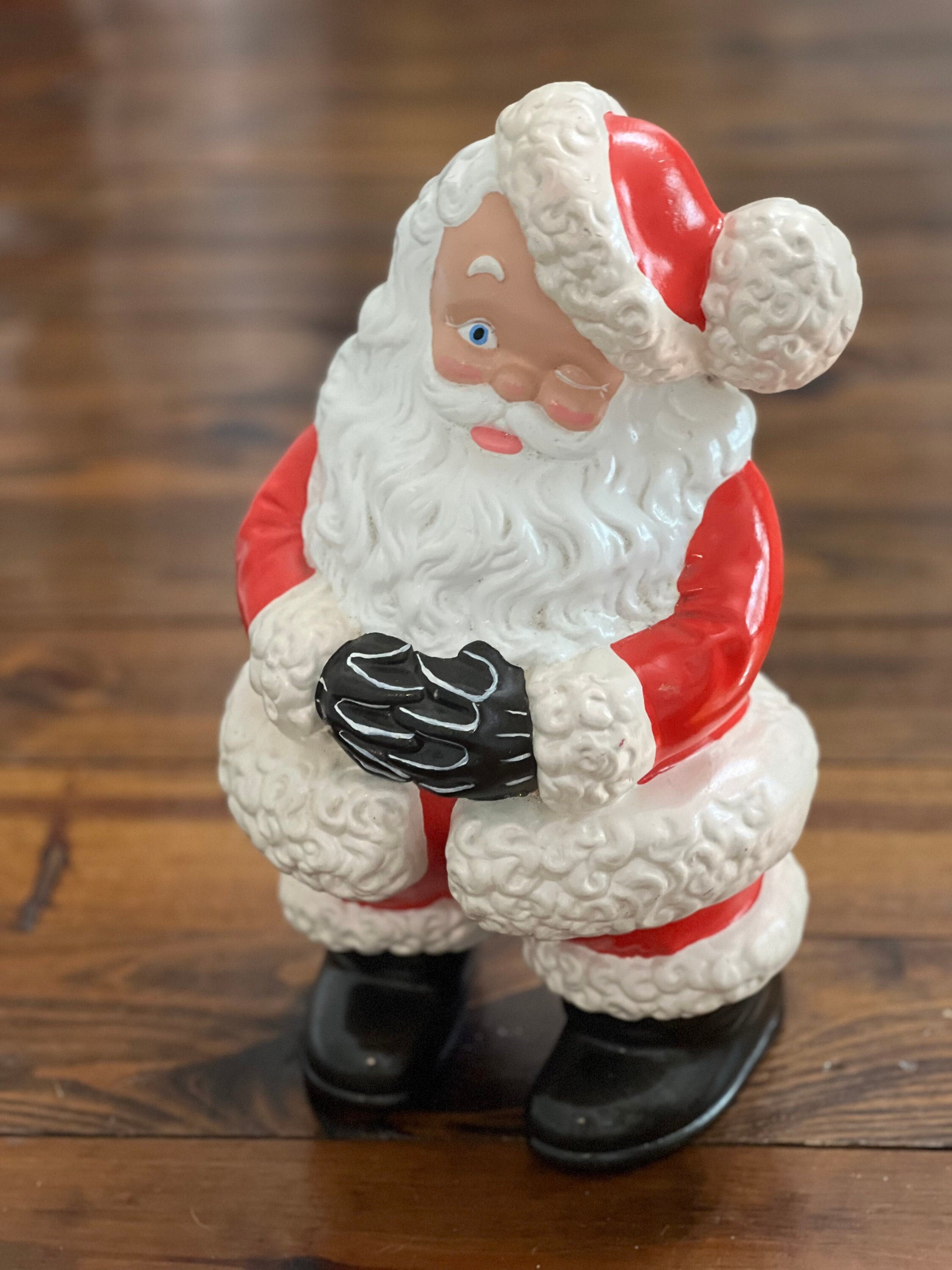 Vintage Winking Santa- Atlantic Mold- Christmas Decor - Retro - Holiday ...