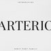 Arterio Font Family Serif - Etsy