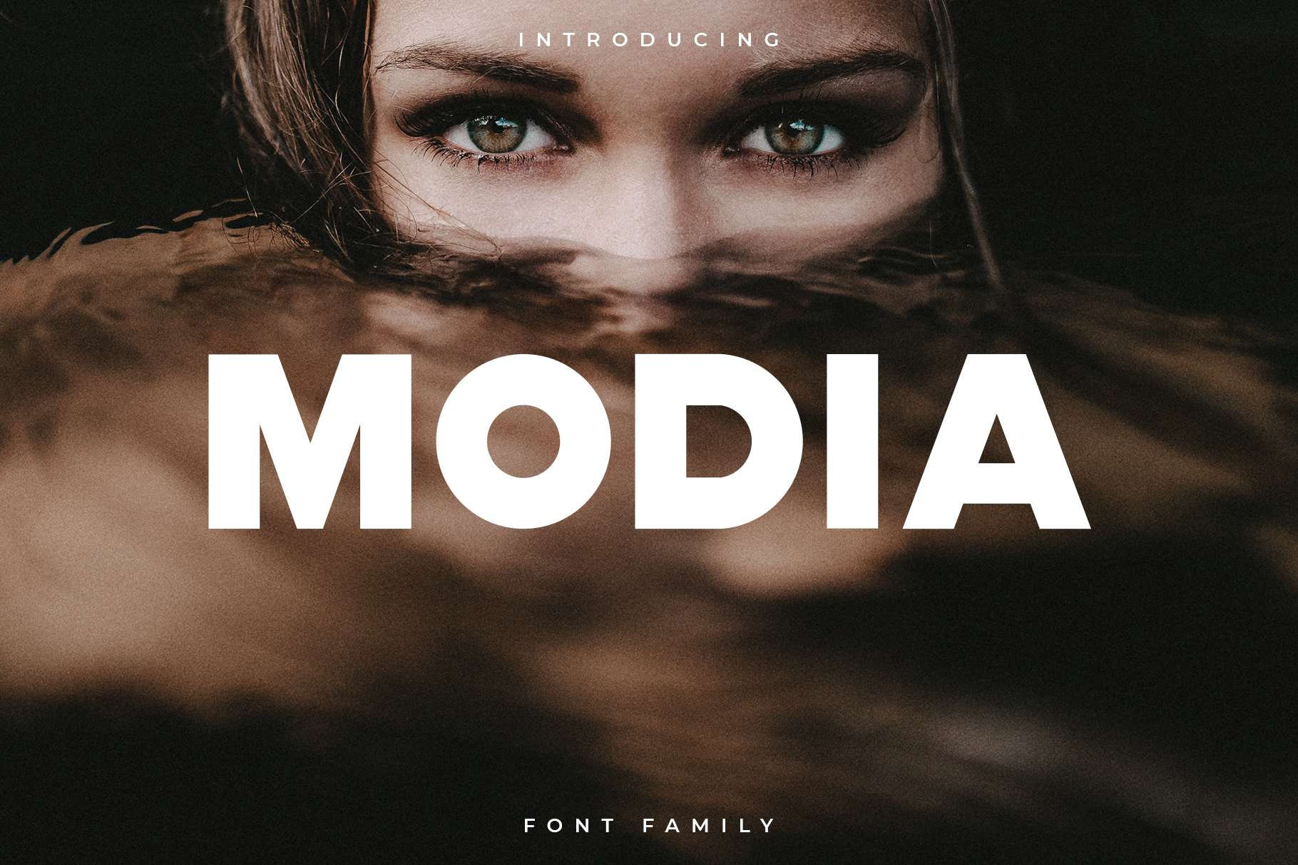Modia Font Family - Sans Serif - Etsy
