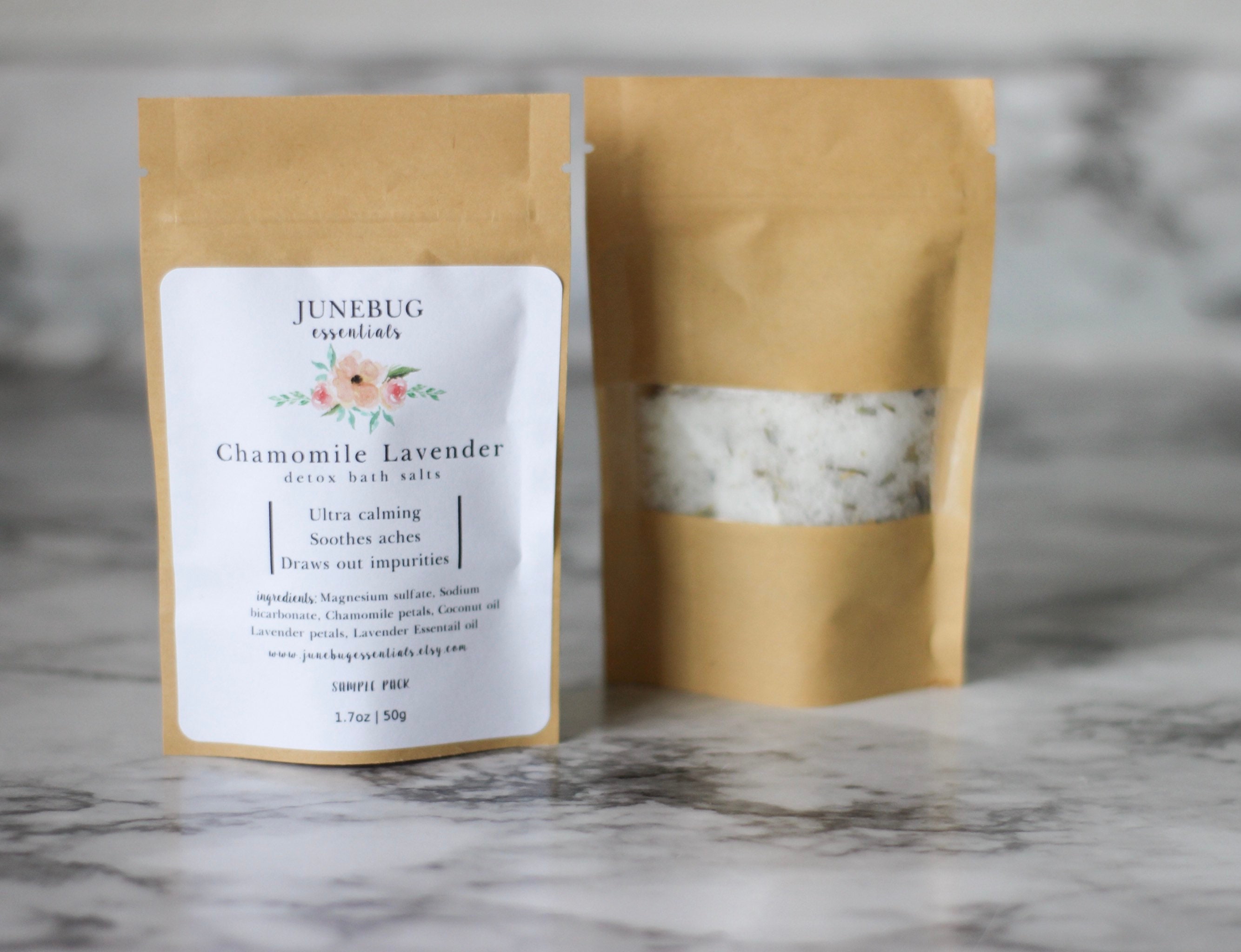 Custom Logo Branding Bath Salt Samples Perfect for Other | Etsy