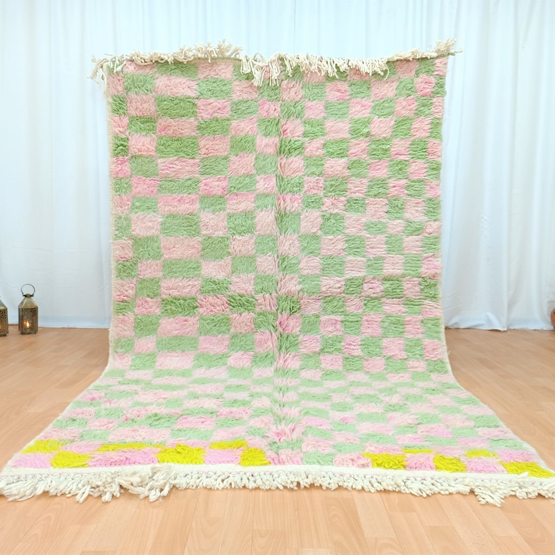 Moroccan Checkered Rug - Etsy