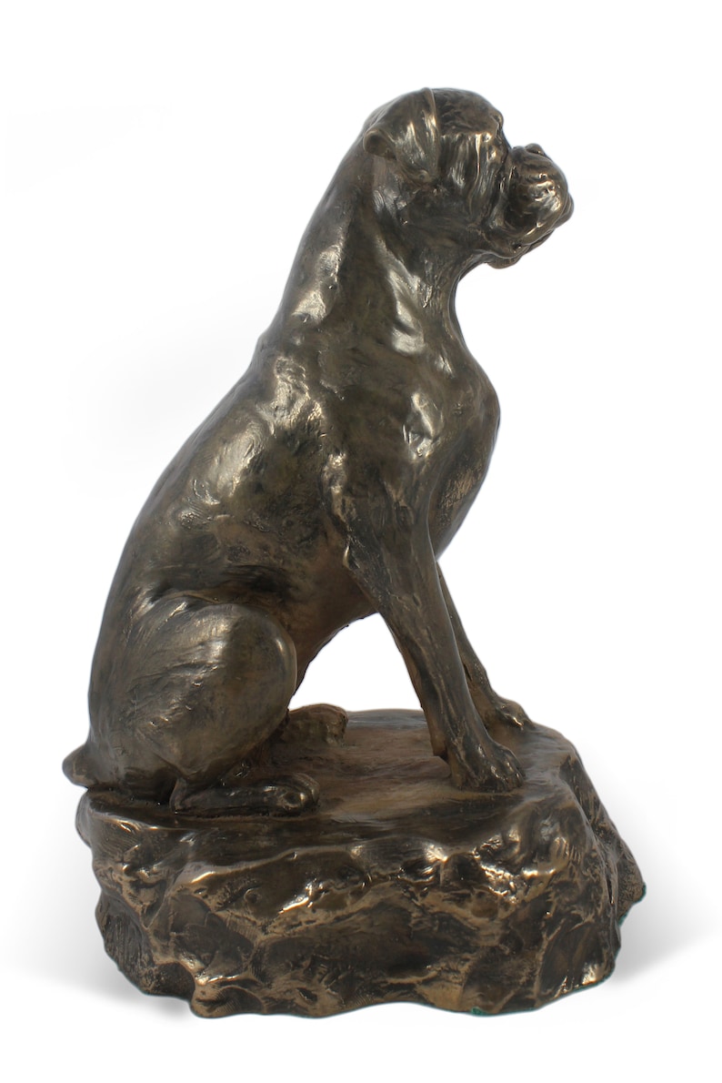 Boxer Statue Cold Cast Bronze Sculpture Home and Office - Etsy