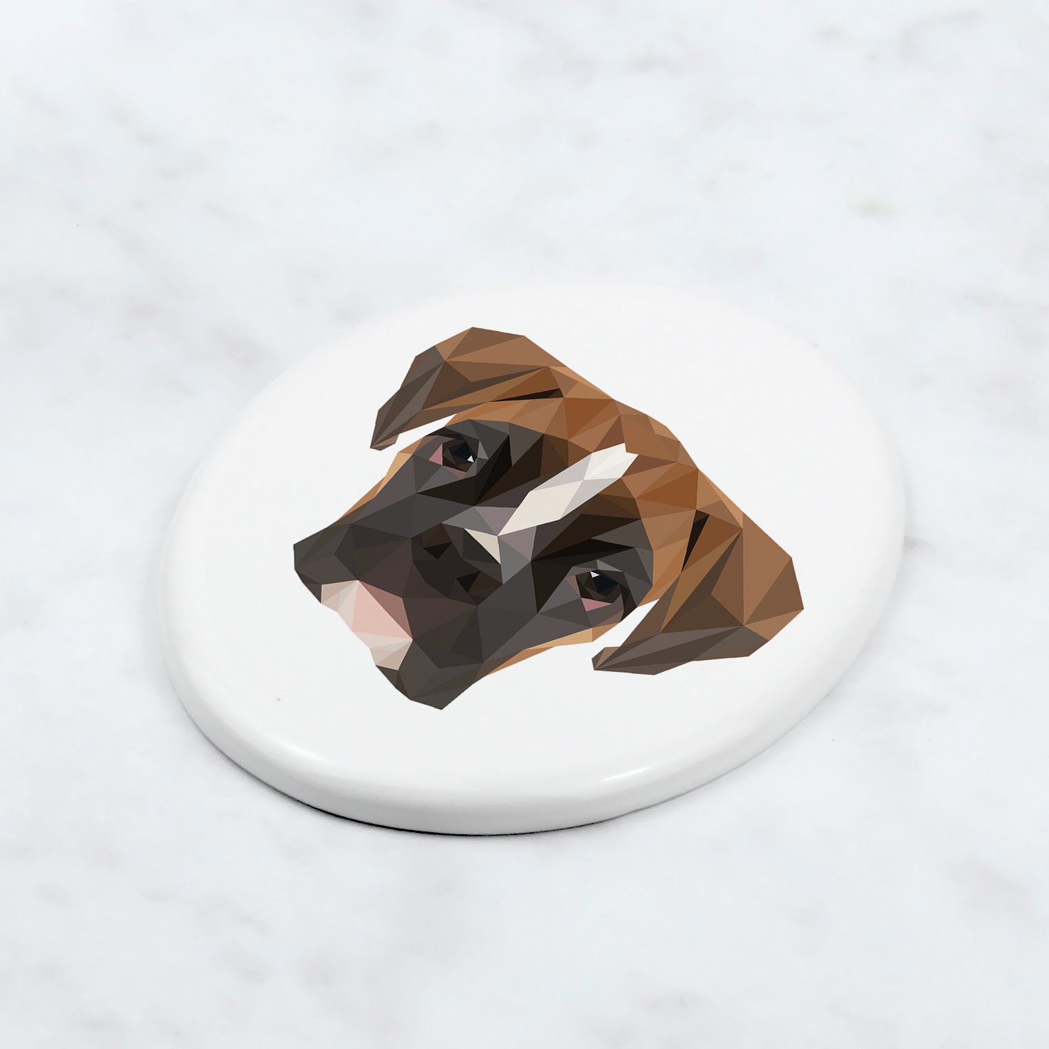 Boxer Tombstone Plaque with a Graphics Ceramic plate with | Etsy