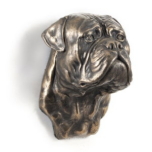 Bullmastiff Hanging Statue, Cold Cast Bronze Sculpture, Hanging Dog ...