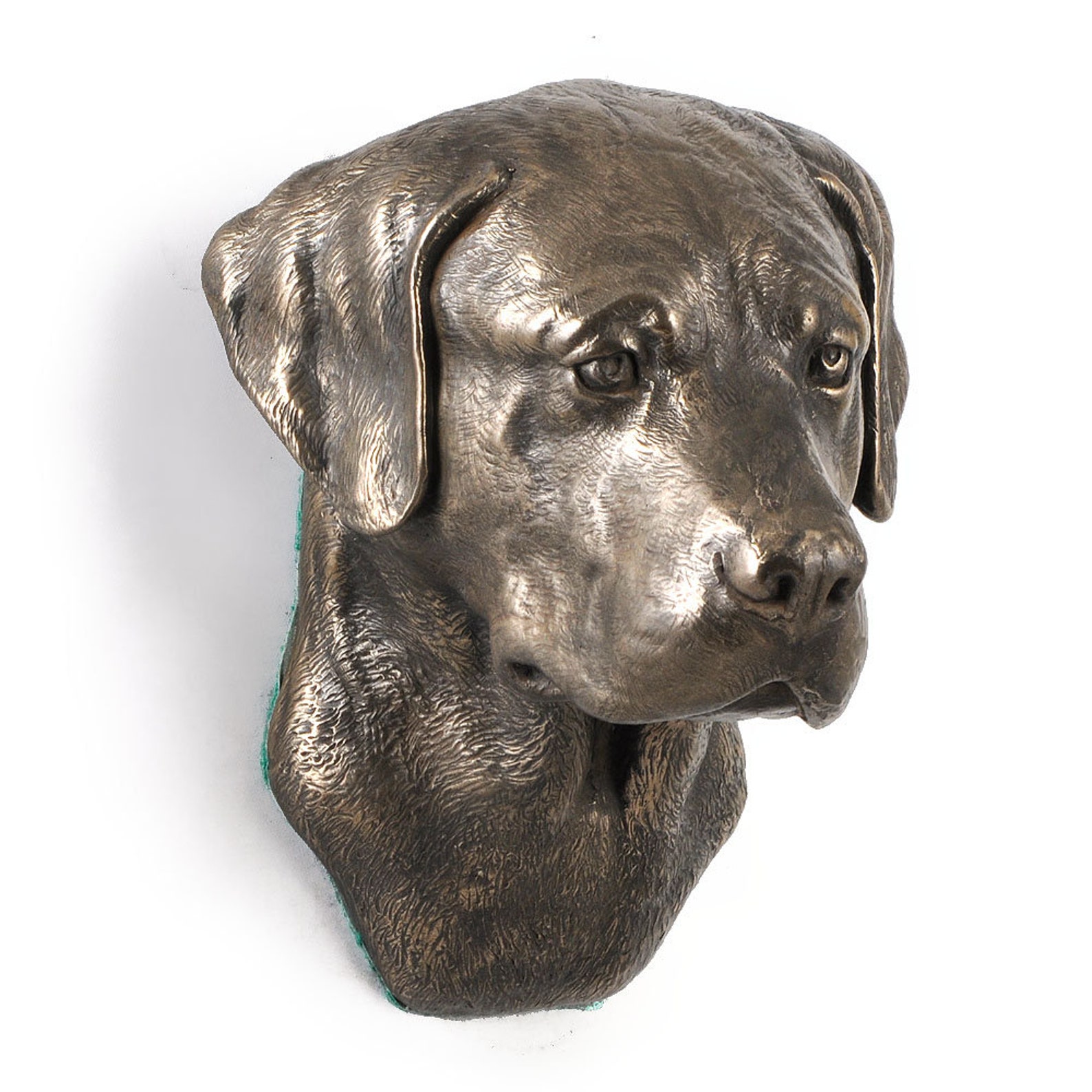 Labrador Retriever Hanging Statue, Cold Cast Bronze Sculpture, Hanging ...
