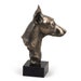 Miniature Pinscher Statue, Cold Cast Bronze Sculpture, Marble Base ...