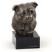 English Staffordshire Terrier Statue, Cold Cast Bronze Sculpture ...