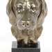 Weimaraner Statue, Cold Cast Bronze Sculpture, Marble Base, Home and ...