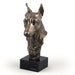 Miniature Pinscher Statue, Cold Cast Bronze Sculpture, Marble Base ...