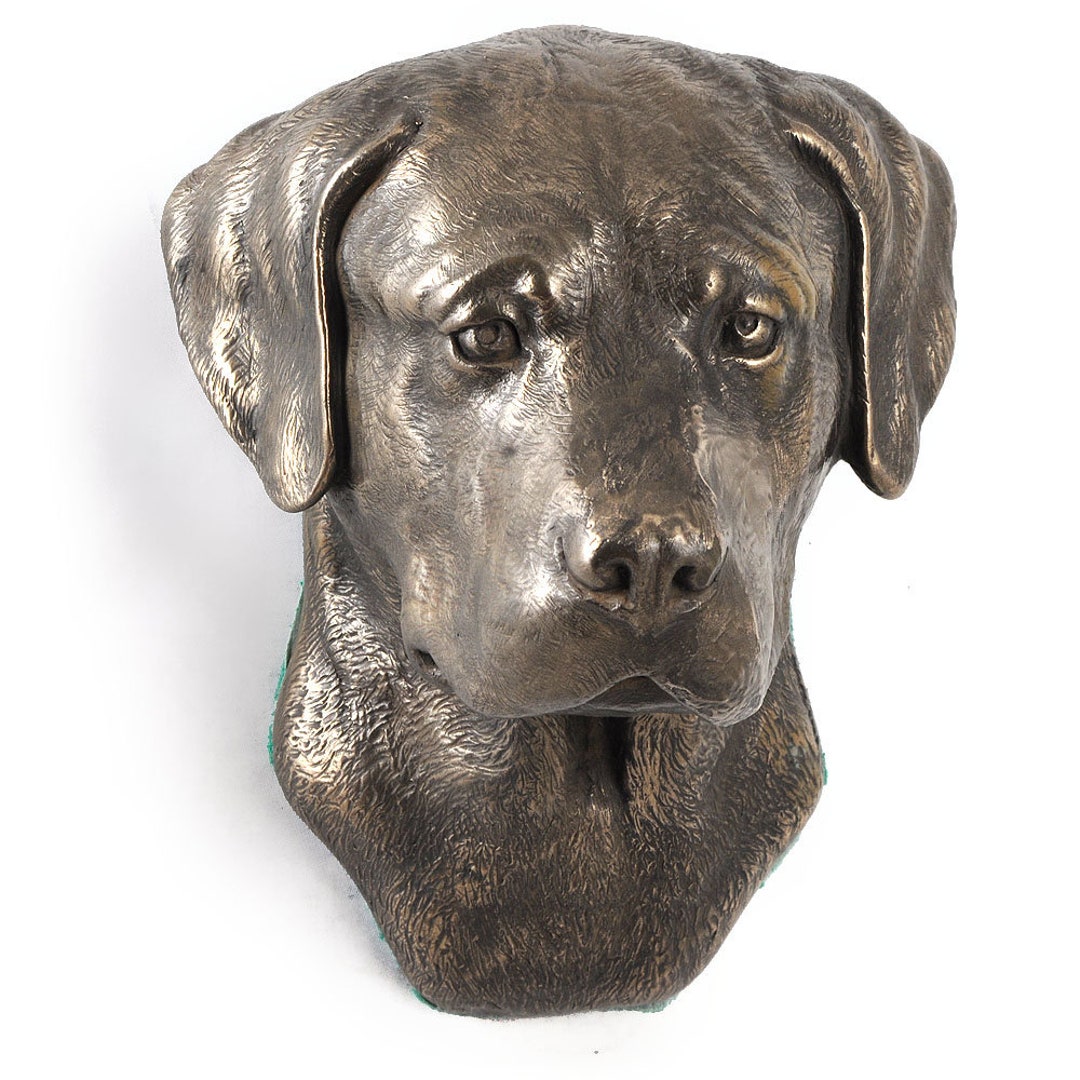 Labrador Retriever Hanging Statue, Cold Cast Bronze Sculpture, Hanging ...