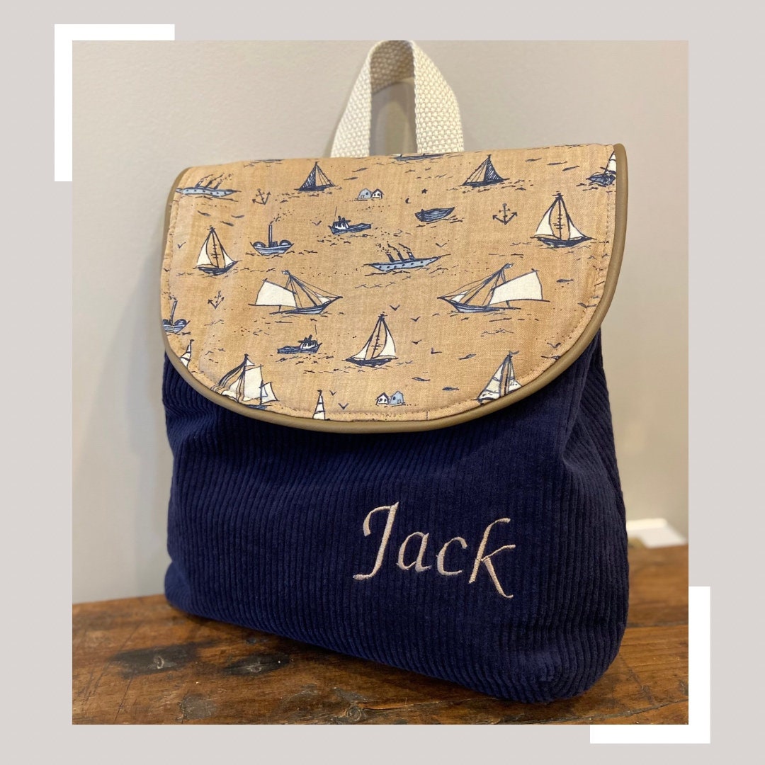 Personalized Child Backpack, Mini Backpack for Boys, Preschool Backpack ...