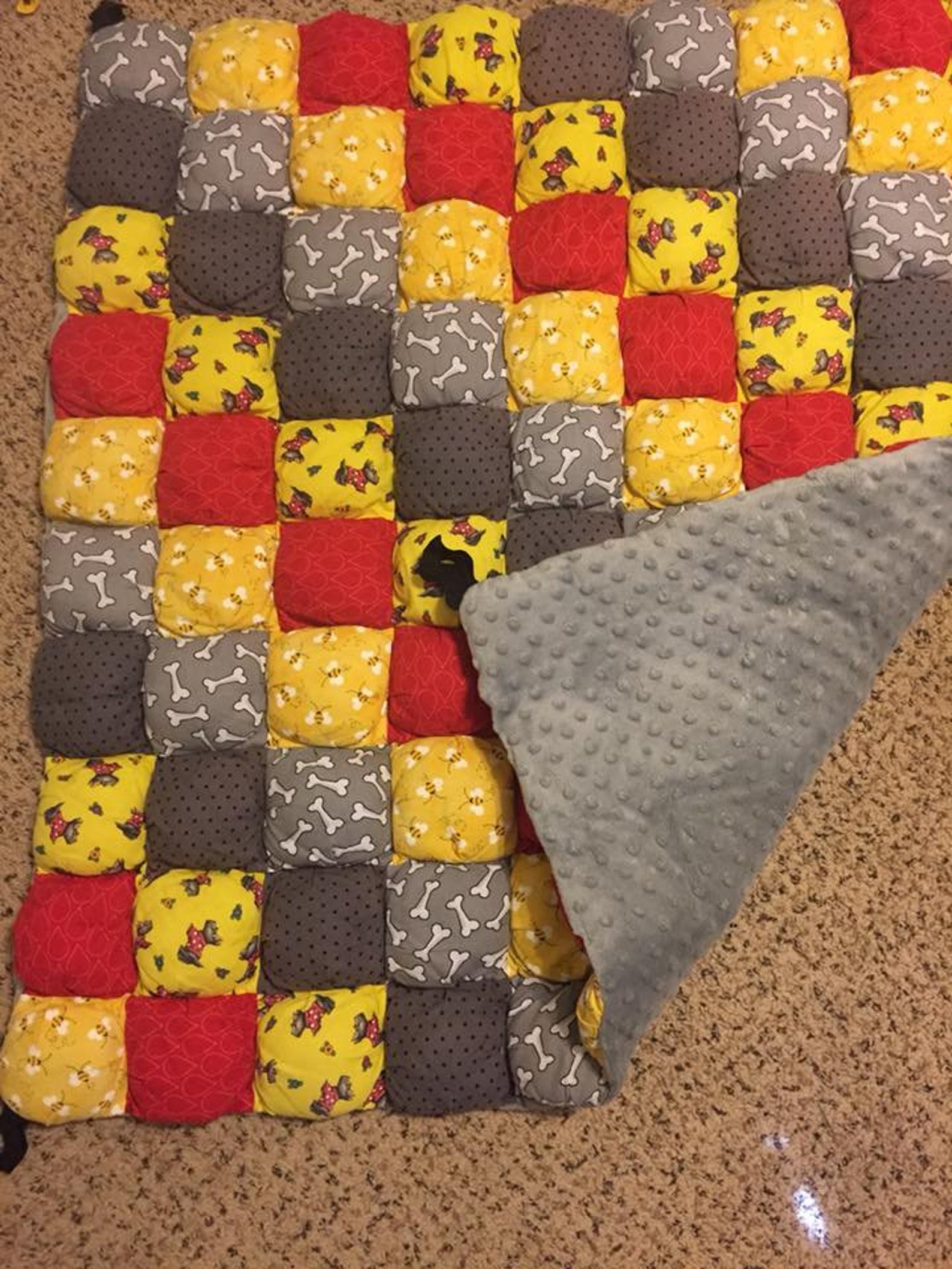PATTERN Puff or Biscuit Quilt & Blanket PATTERN - Etsy