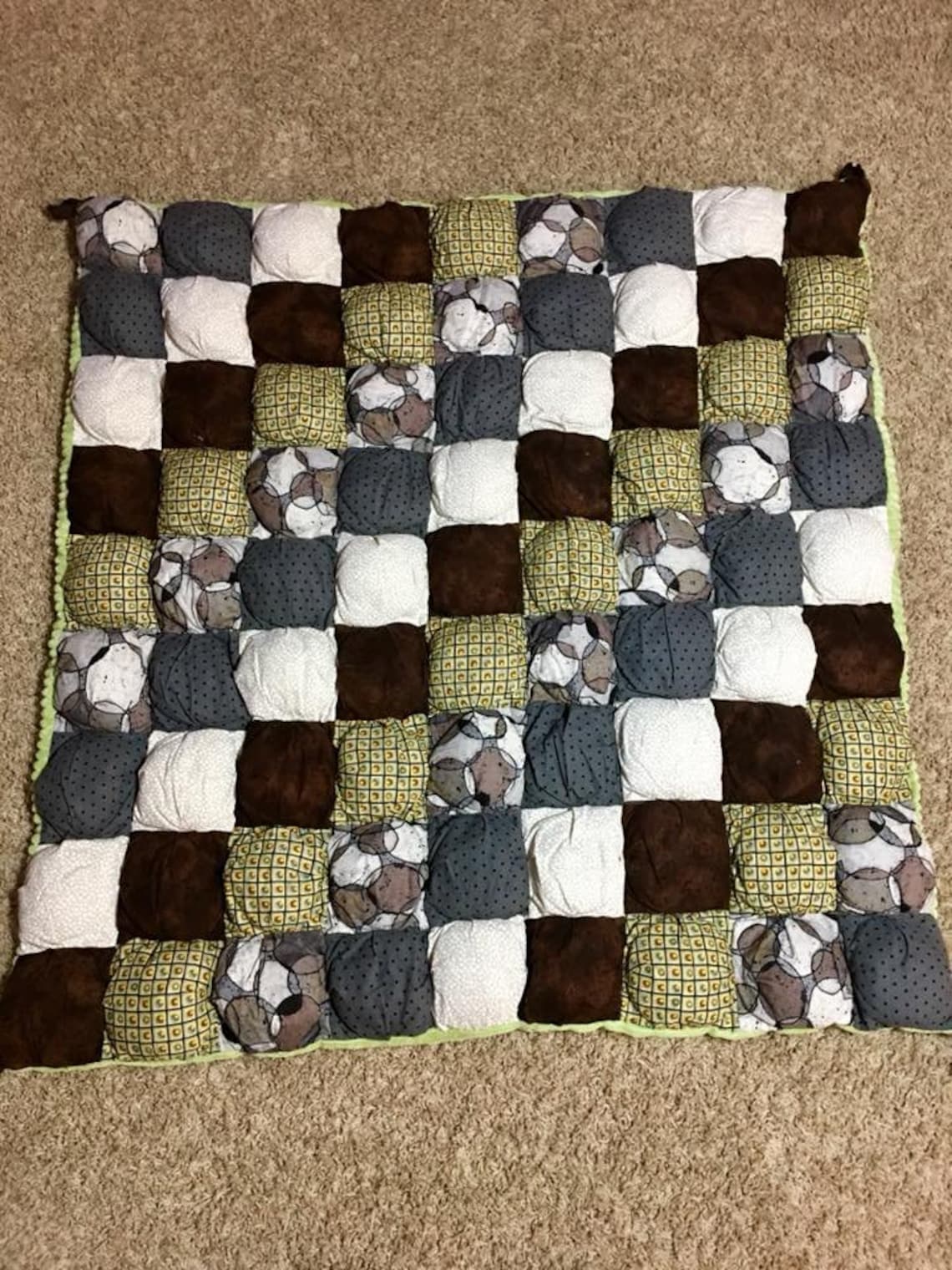 PATTERN Puff or Biscuit Quilt & Blanket PATTERN - Etsy