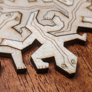 Lizard Tessellation Puzzle Digital Download (SVG, DXF, Lbrn2) - Etsy
