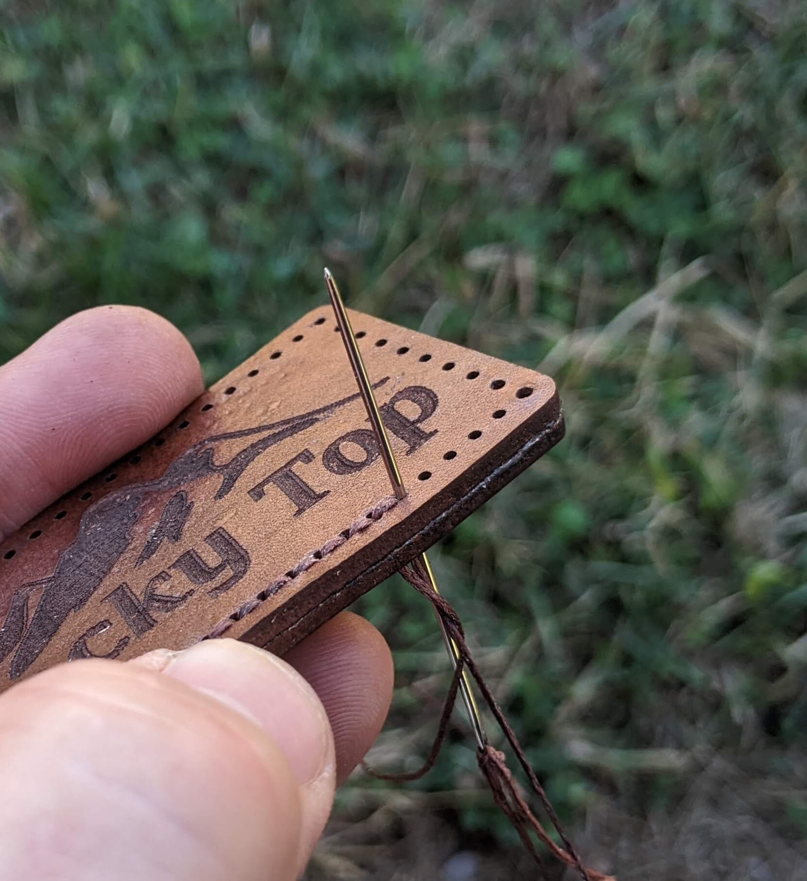 Handmade Leather Tennessee Vols Football Keychain - Etsy