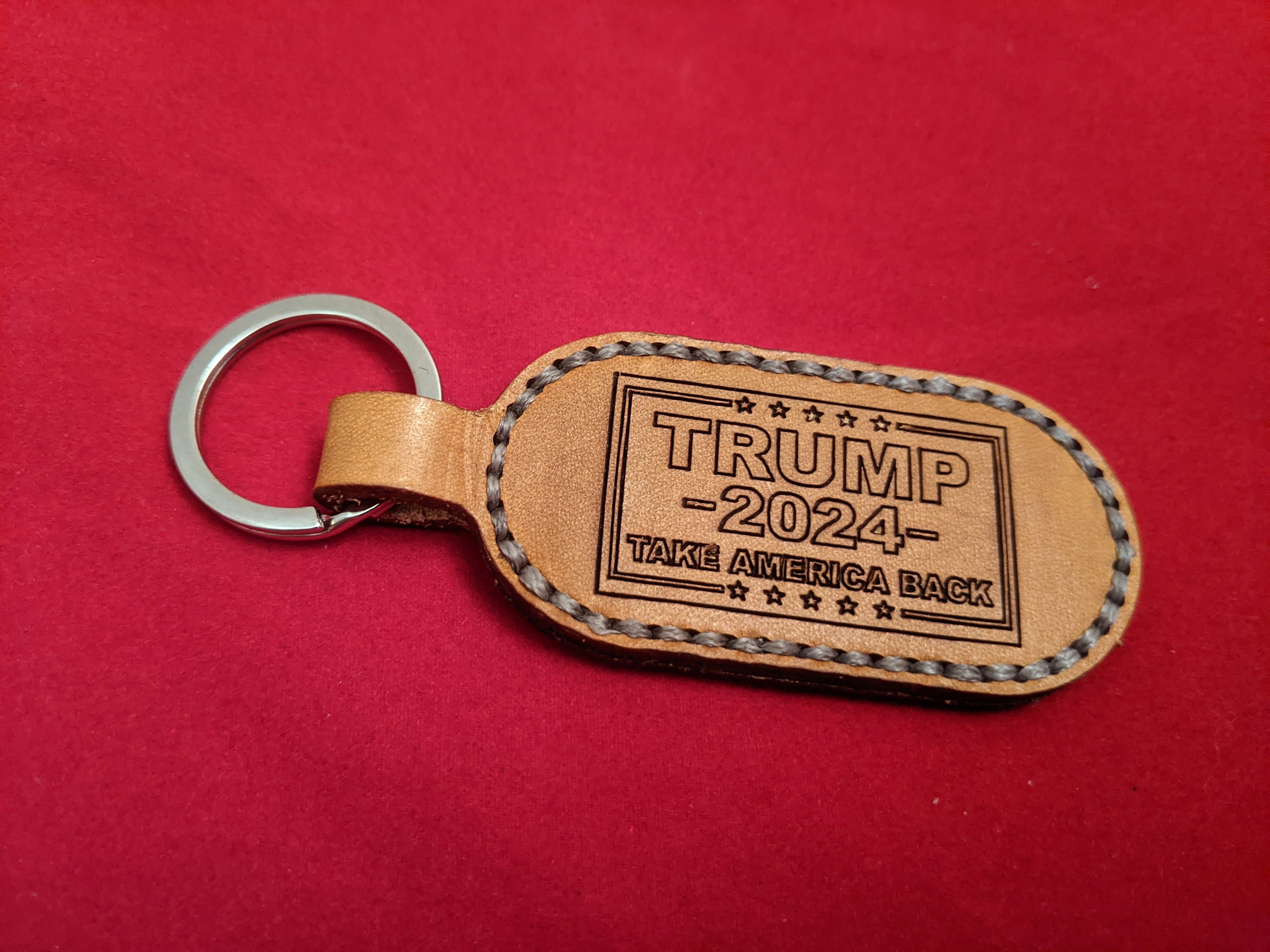 Personalized Desantis or Trump 2024 Keychain - Etsy