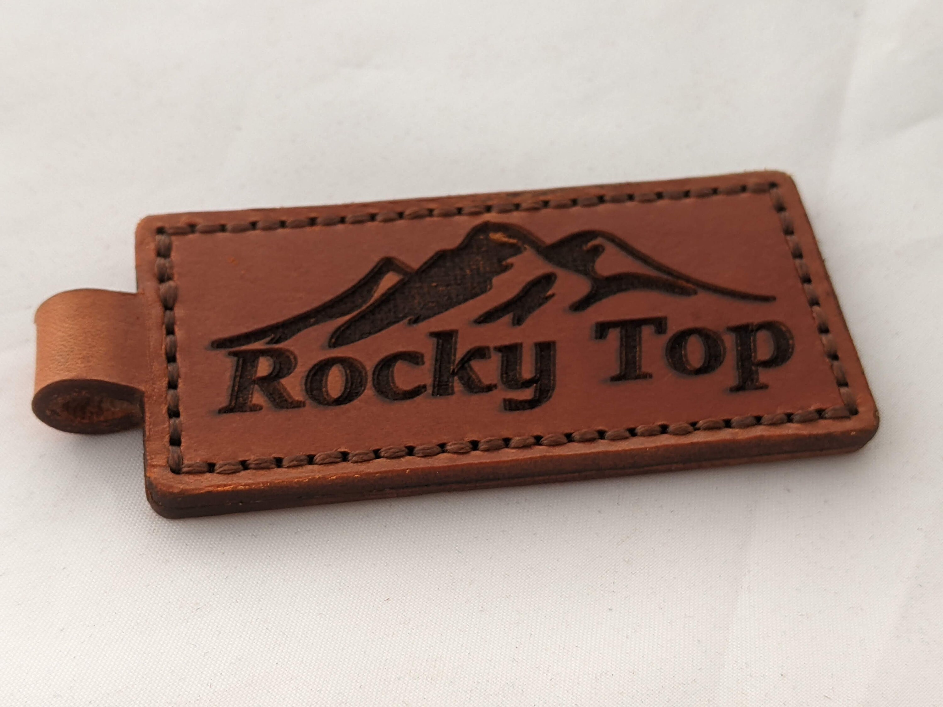 Handmade Leather Tennessee Vols Football Keychain - Etsy