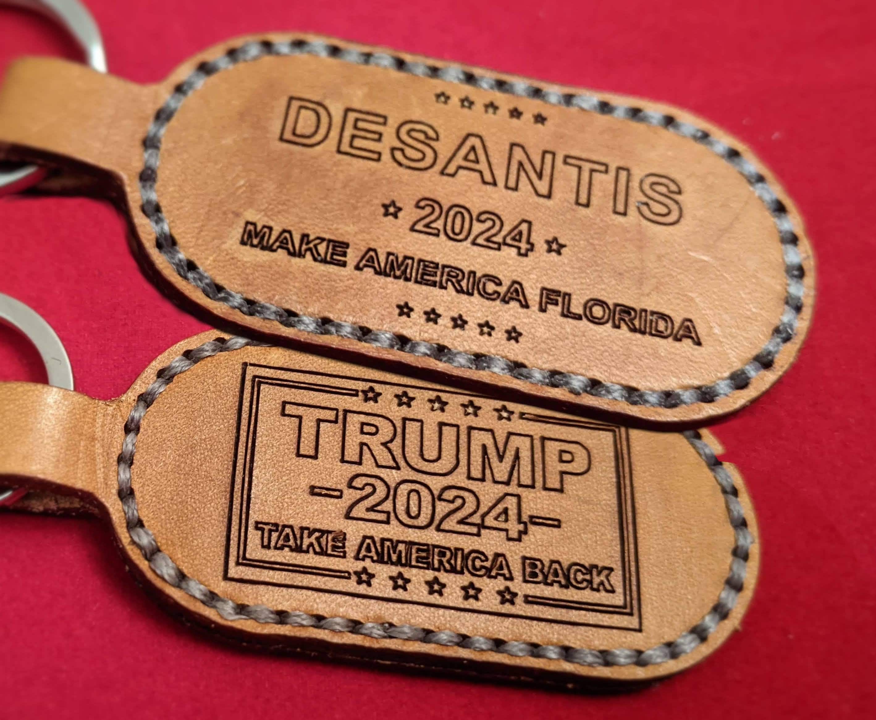 Personalized Desantis or Trump 2024 Keychain - Etsy