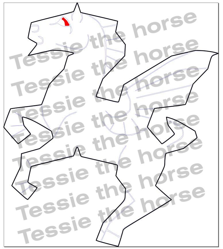 Wooden Horse Tessellation Puzzle Digital Download (SVG) ONLY - Etsy