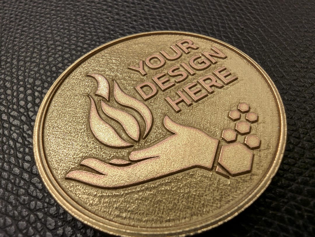 Custom Engraved Brass Challenge Coin – Timeless Keepsake for Every ...