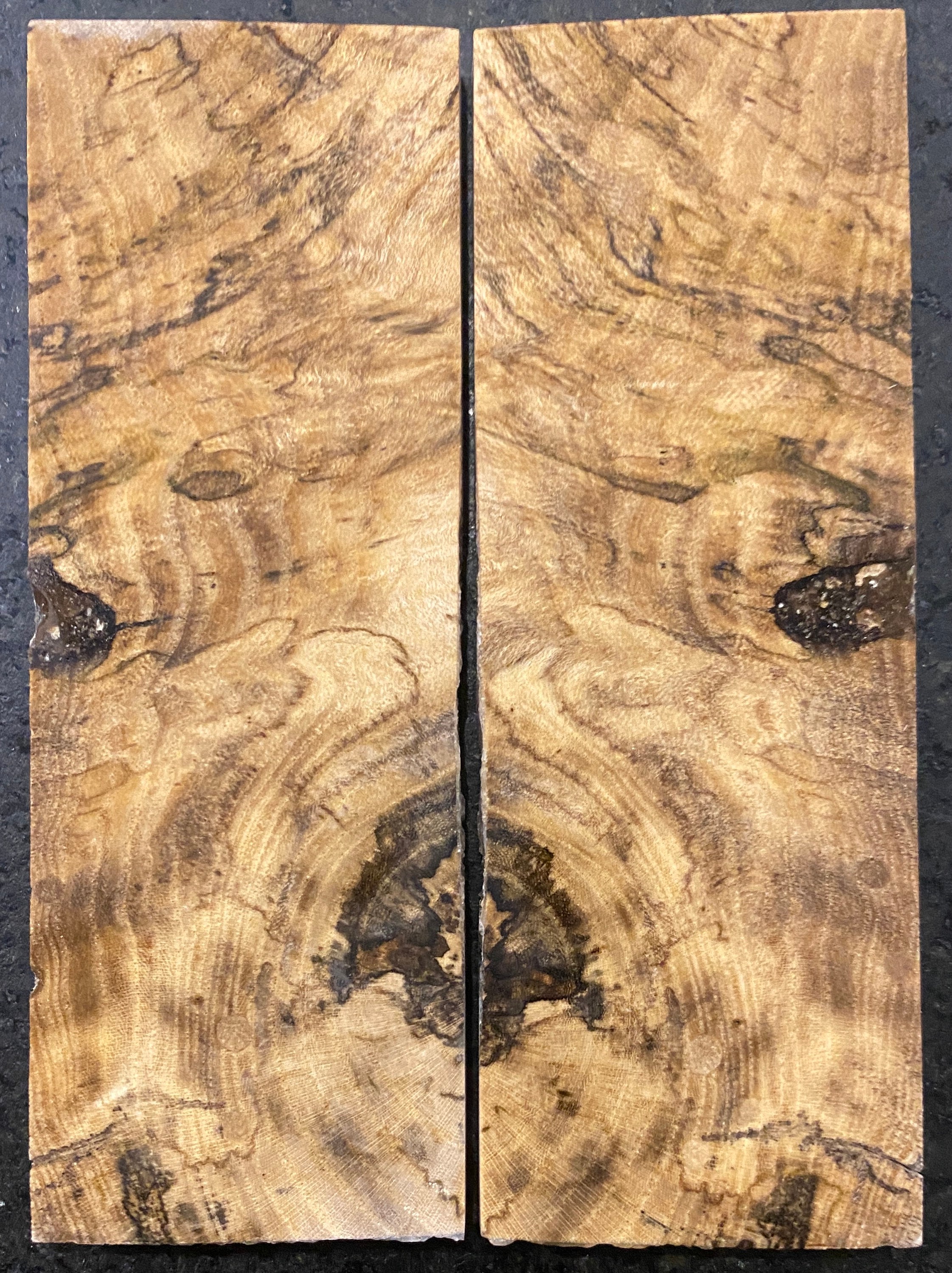 Spalted Hackberry Stabilized Wood Scales | Etsy