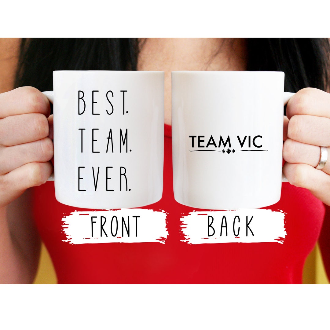 Best Team Ever Mug, Team Personalized Christmas Gift, Team Member ...