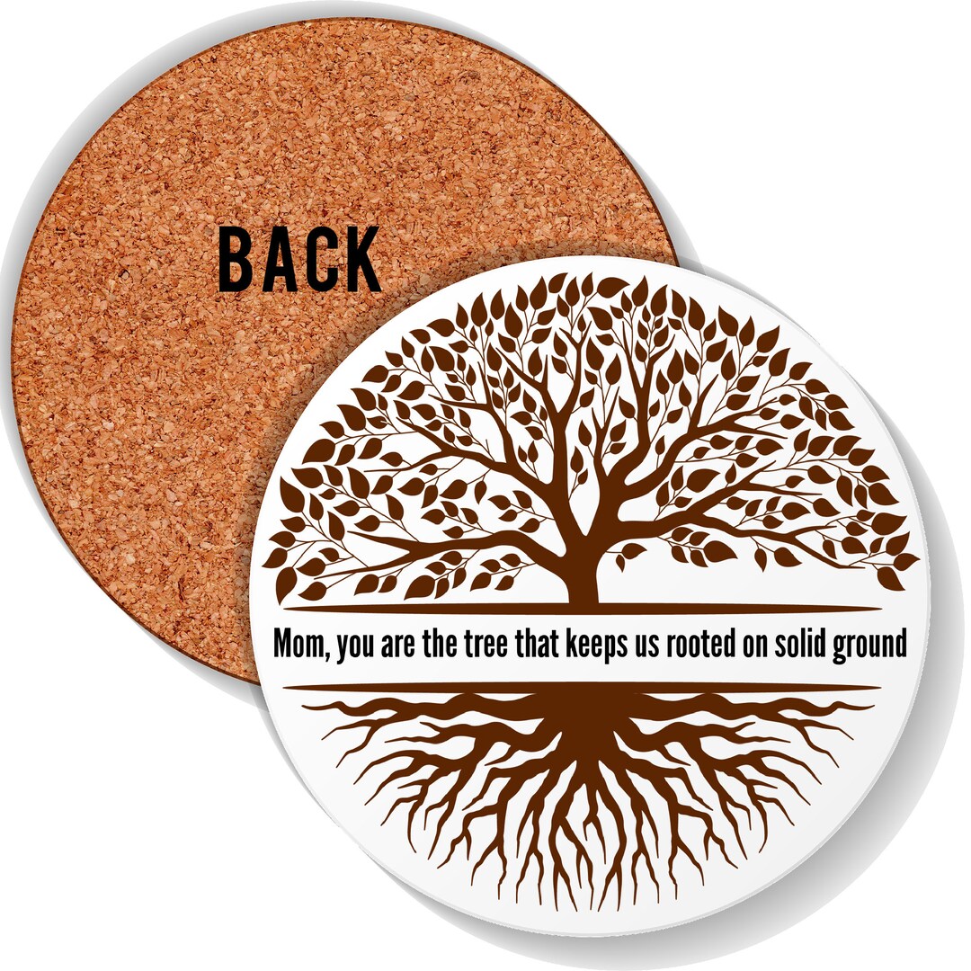 Family Tree Coasters, Mothers Day Gift, Family Coaster, Housewarming ...