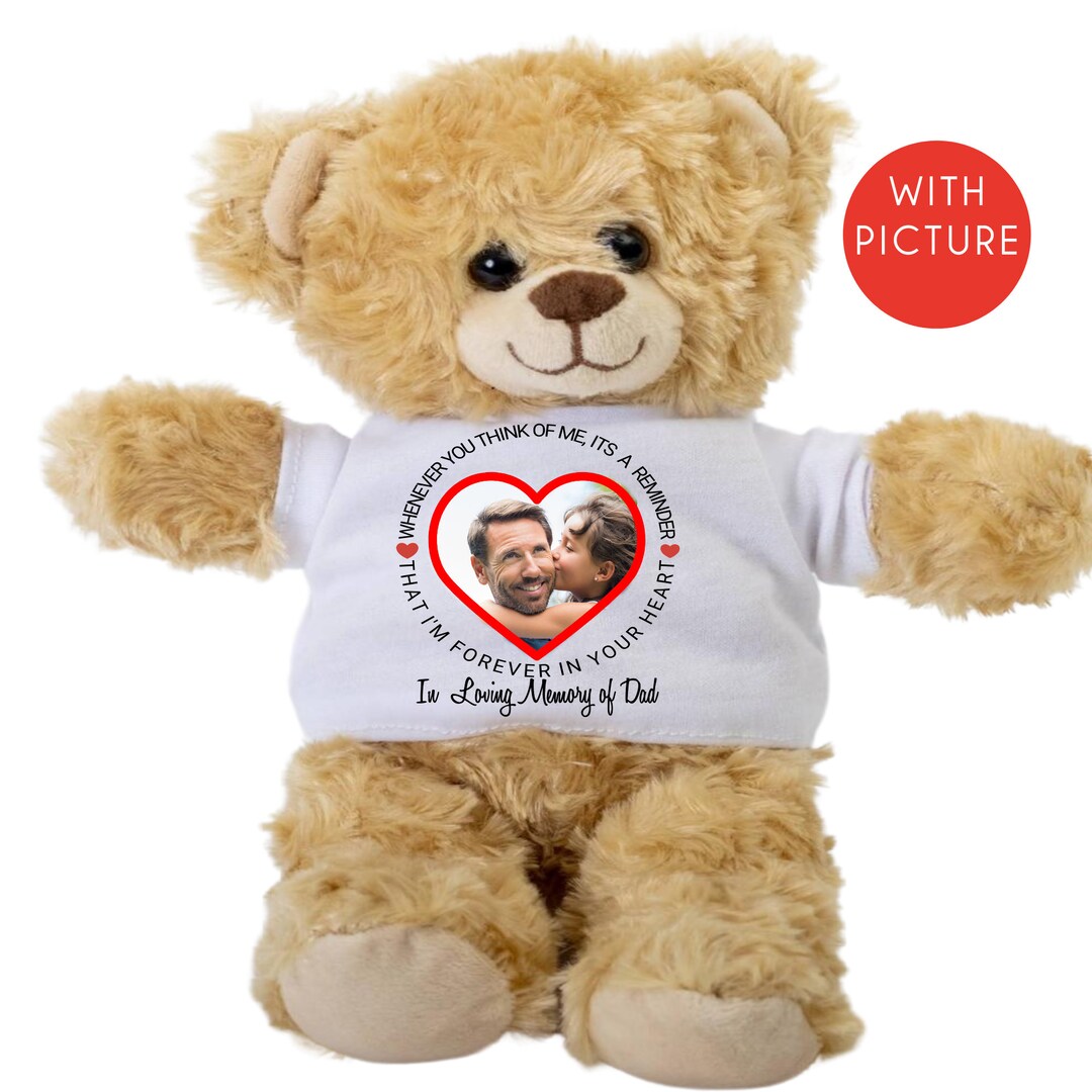 Memory Bear Gift, Sympathy Bear Gift, Loss of Father, Bereavement Gift ...