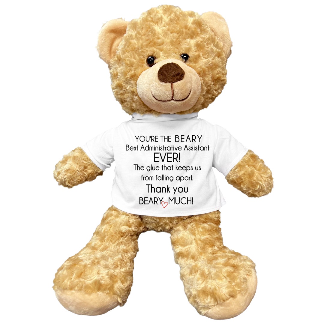 Admin Assistant Gifts, Custom Admin Gift Teddy Bear, Thank You Admin ...
