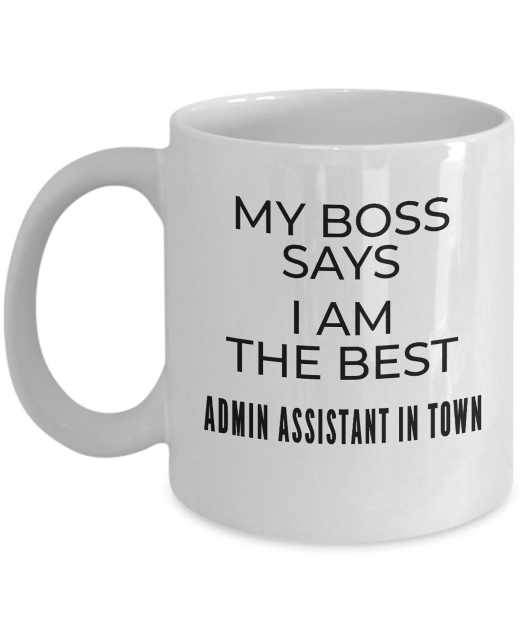 Administrative Professionals Day Gift Mug, Personalize Secretary ...