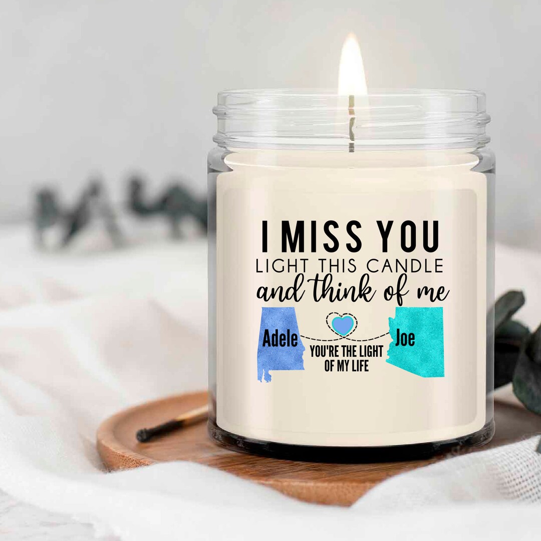 Long Distance Relationship Gift, Missing You Gift, Boyfriend Girlfriend ...