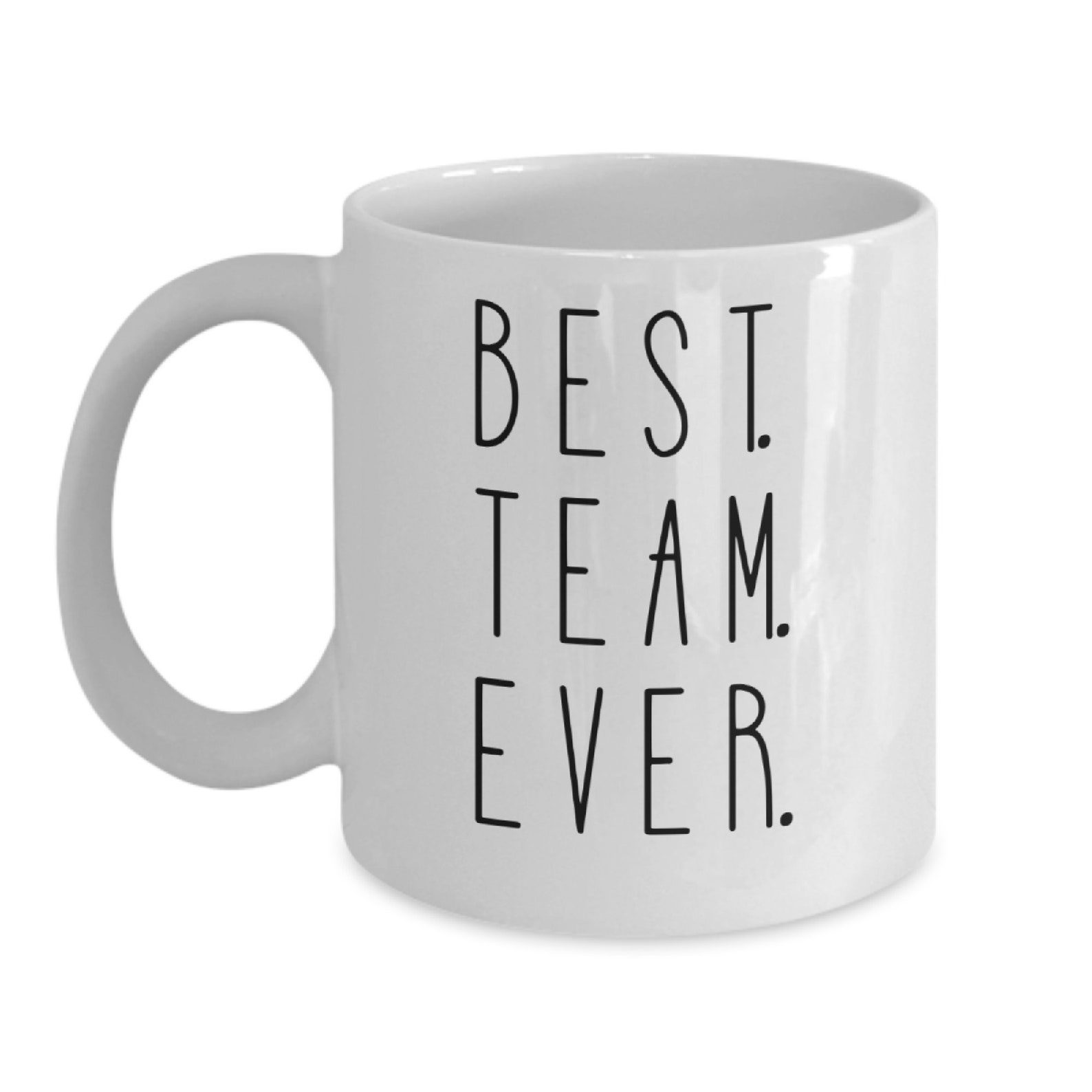 Best Team Ever Mug, Team Personalized Christmas Gift, Team Member ...