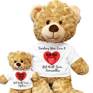 Get Well Gift, Get Well Soon Teddy Bear, Stuffed Animal, Plush Bear ...
