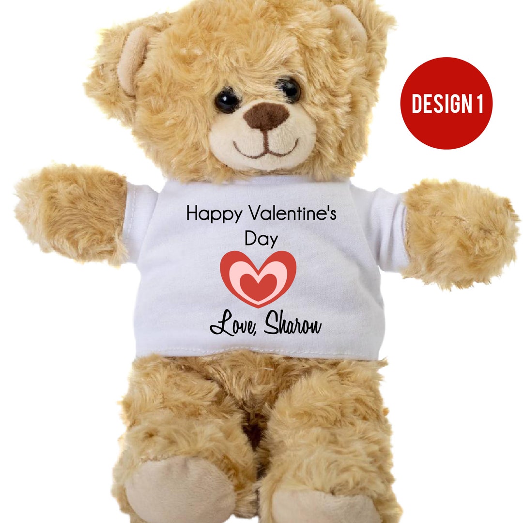 Happy Valentines Plush Teddy Bear, Valentine’s Day Gift, Teddy Bear for ...