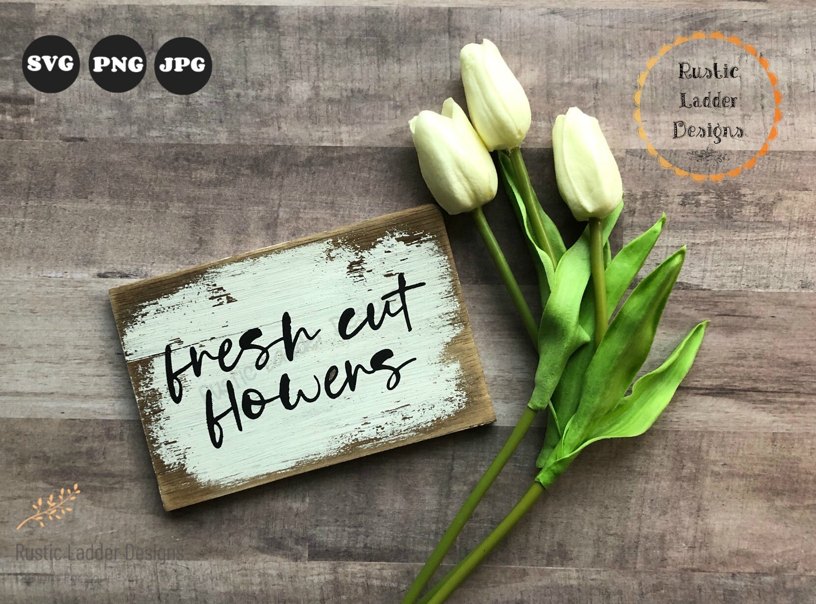 Fresh Cut Flowers Svg Spring Design Spring Svg | Etsy