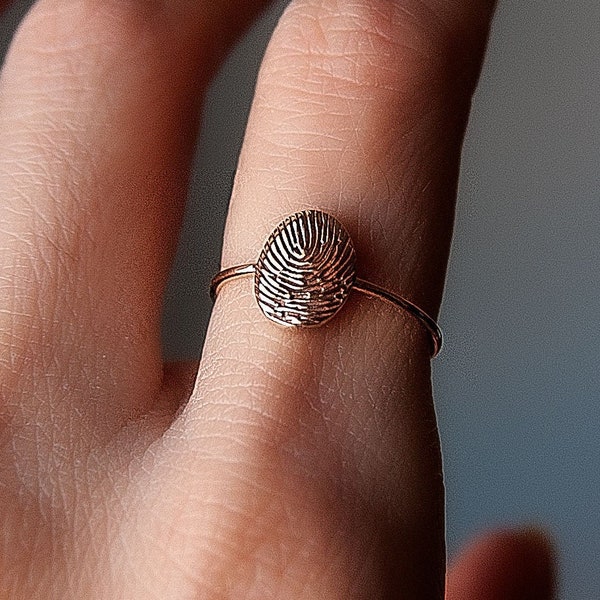 Fingerprint Ring - Etsy