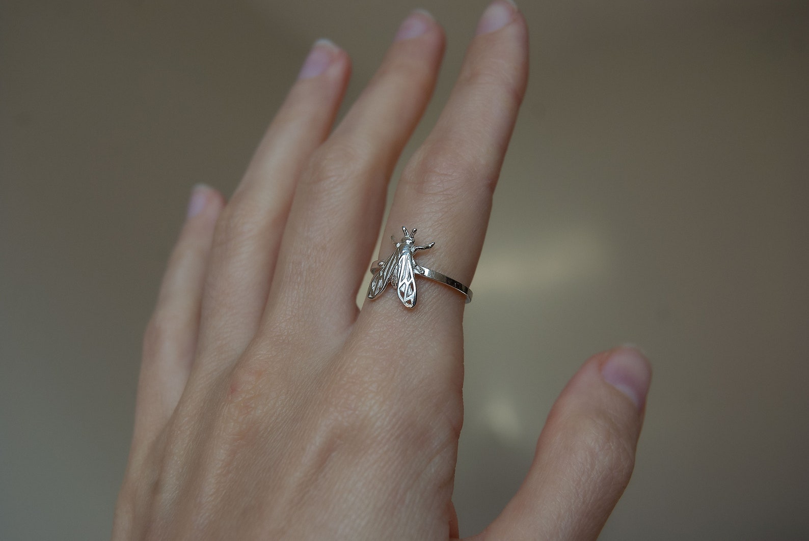 Wasp Silver Ring Sterling Silver Bee Bee Jewelry Gold Wasp - Etsy