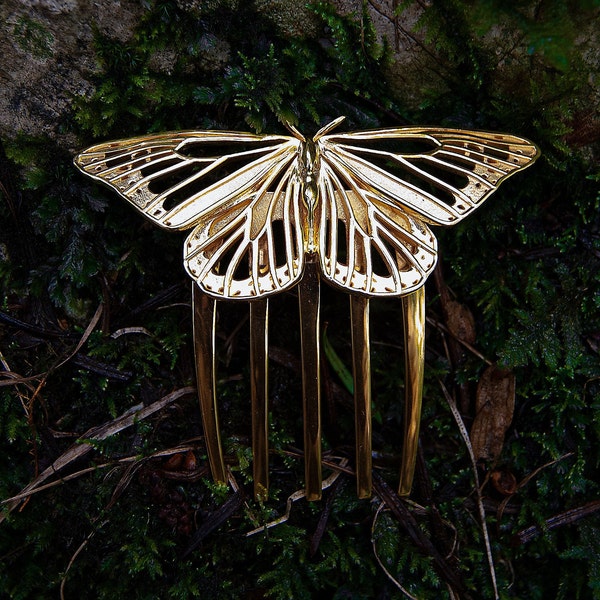 Butterfly Hair Comb - Etsy