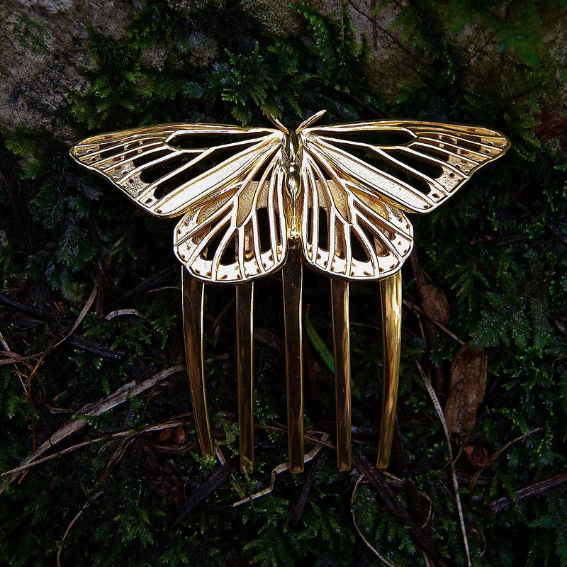 Butterfly Hair Pins - Etsy