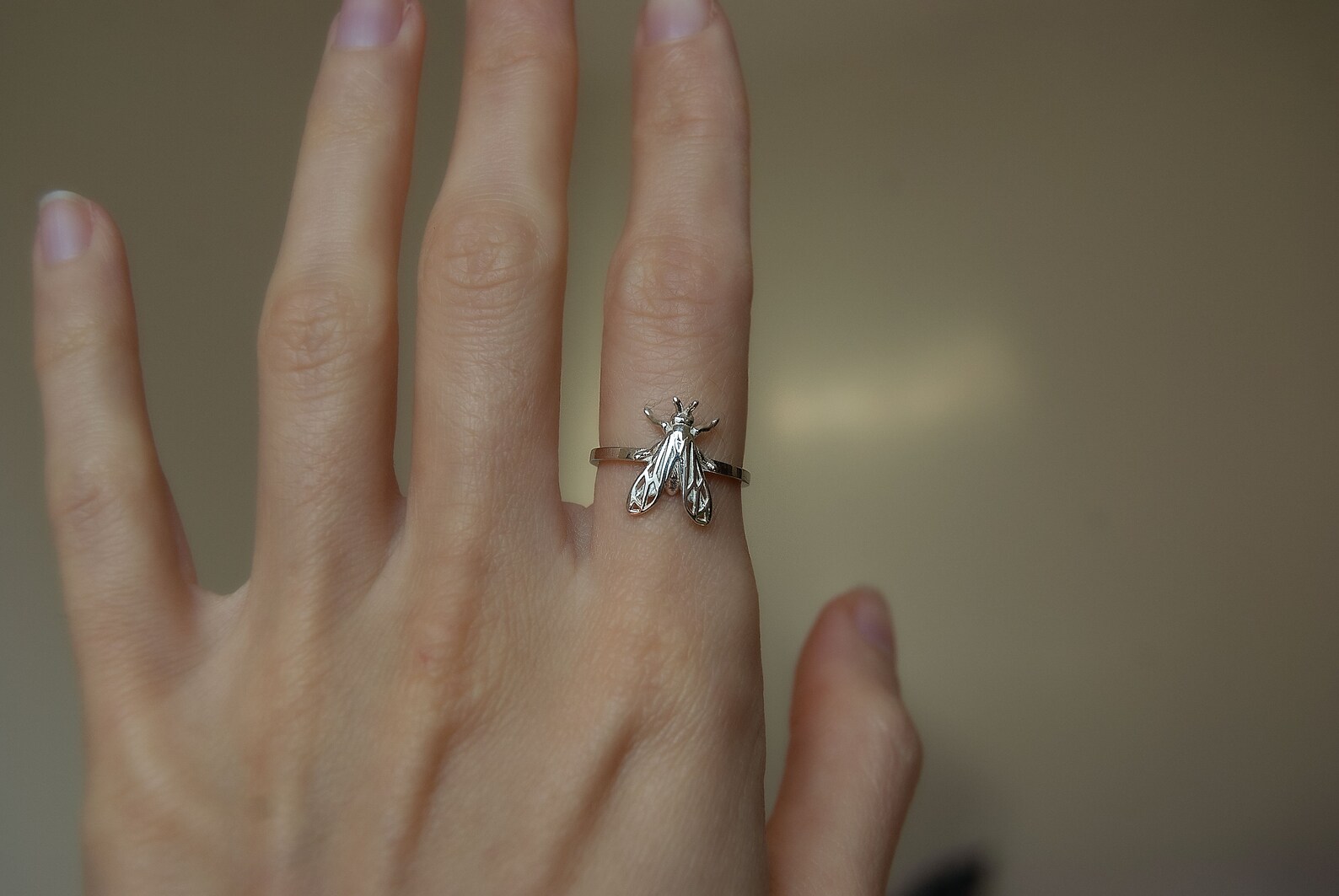 Wasp Silver Ring Sterling Silver Bee Bee Jewelry Gold Wasp - Etsy