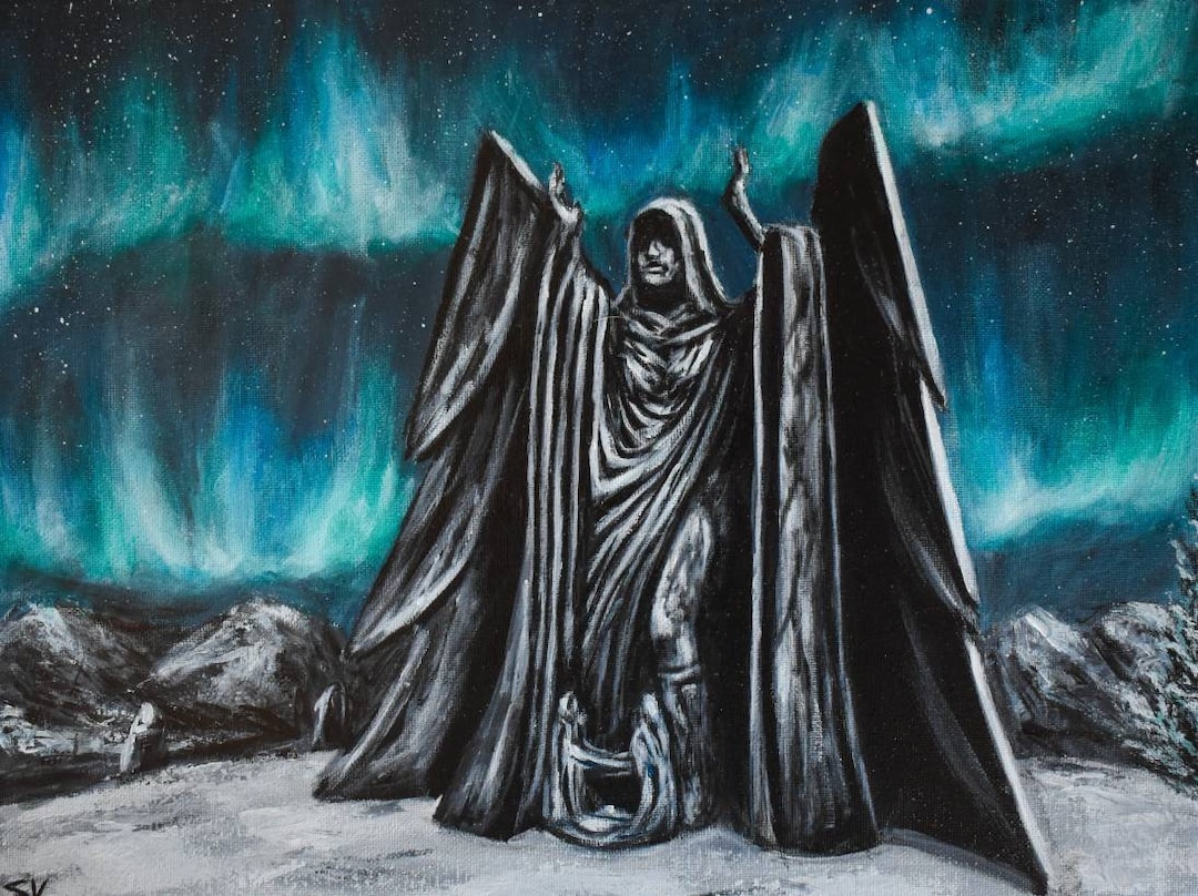 Statue to Meridia Print, Eso, Elder Scrolls, Elder Scrolls Online ...