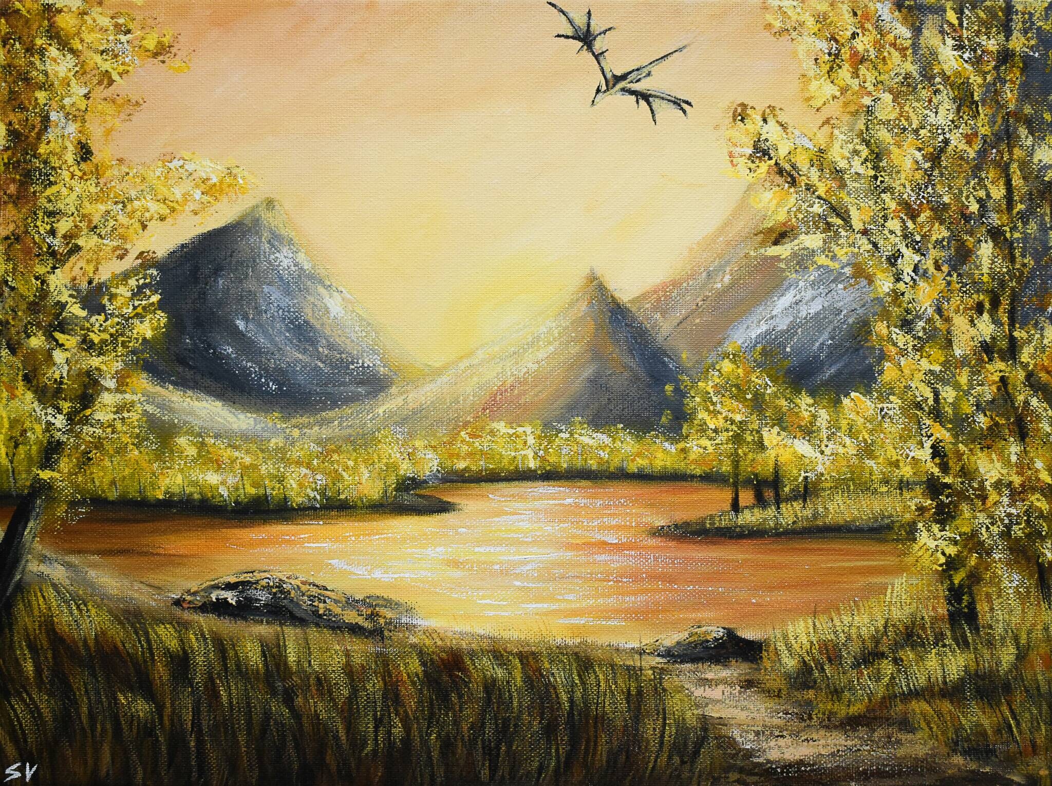 Sunset in the Rift A5 Print, skyrim, skyrim merchandise, skyrim fanart ...