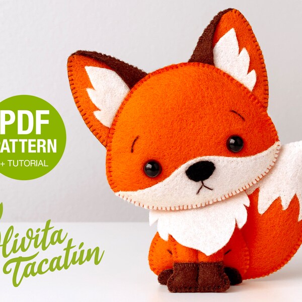 Felt Fox - Etsy