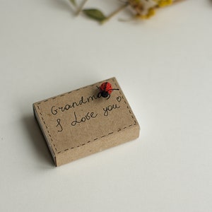 Personalized Mothers Day Gift Box With Miniature Ladybug With Sunflower ...