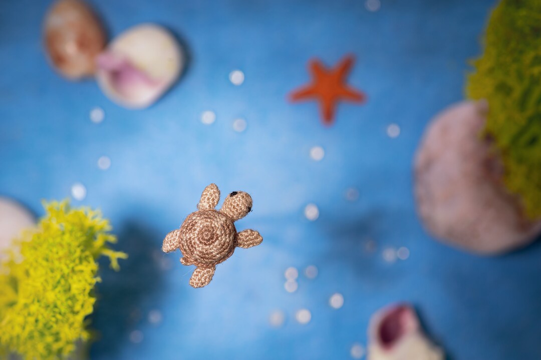 Sea Turtle Felt Ocean Animals Micro Miniatures Mini Gifts - Etsy