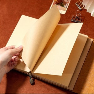 Vintage Embossed Leather Journal With Lock Clasp - Premium Full-grain ...