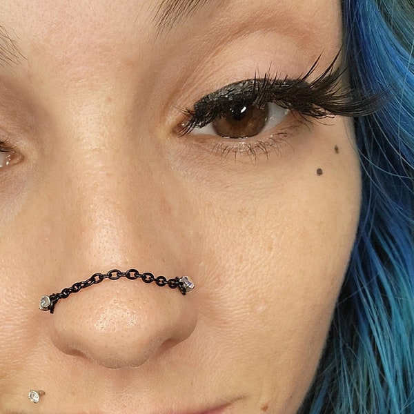 NOSE CHAIN - Etsy