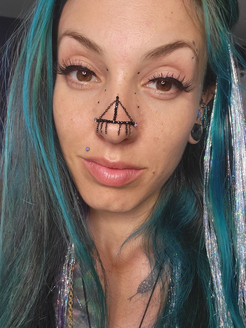 HANGED MAN Nose Chain - Etsy