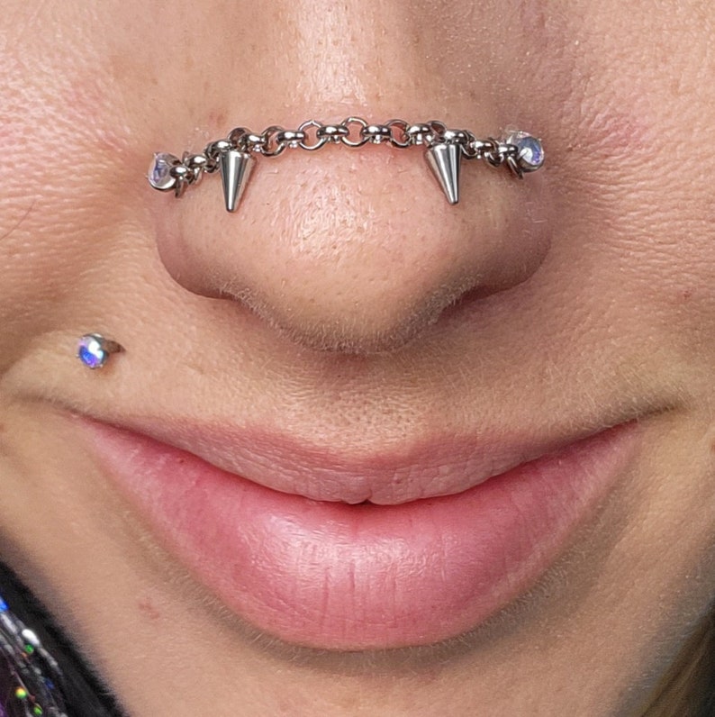 Venom Nose Chain - Etsy